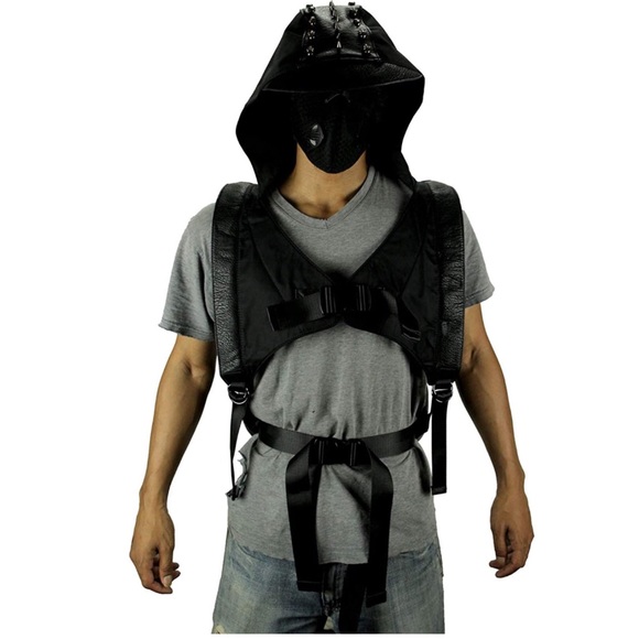 NO BRAND | Bags | 3d Skull Leather Backpack Rivets With Hood Cap | Poshmark